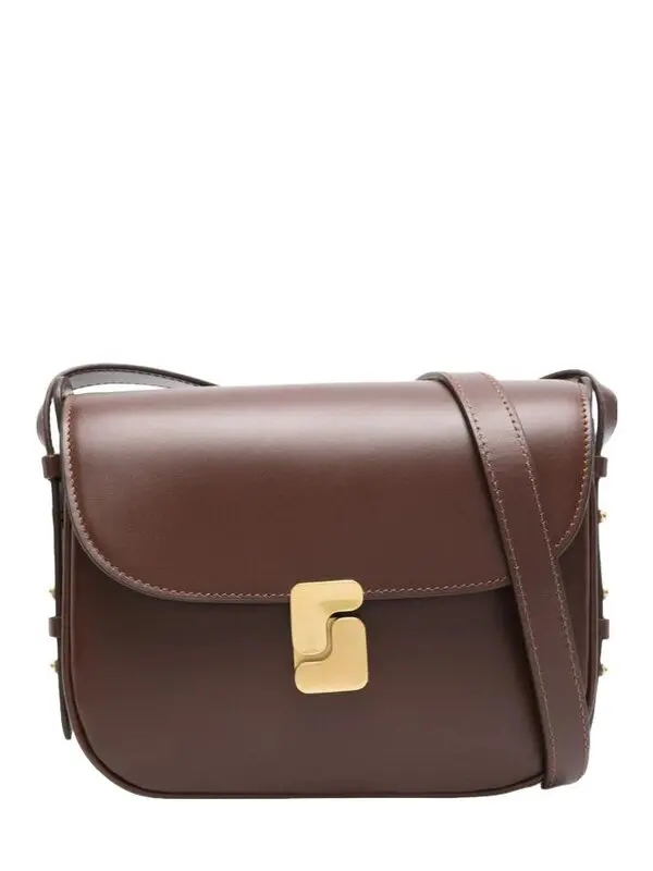 Soeur Logo Shoulder Bag - Chocolate Brown