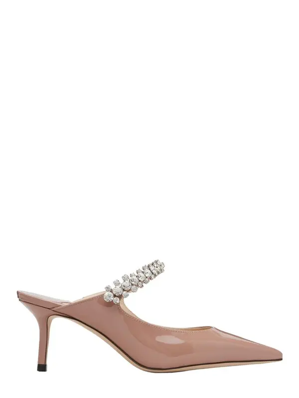 JIMMY CHOO Bing 65 Mules - Ballet Powder