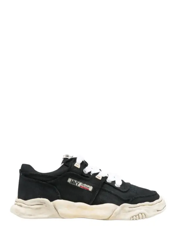 Mihara Yasuhiro Parker Embroidered Low-top Sneakers - Black