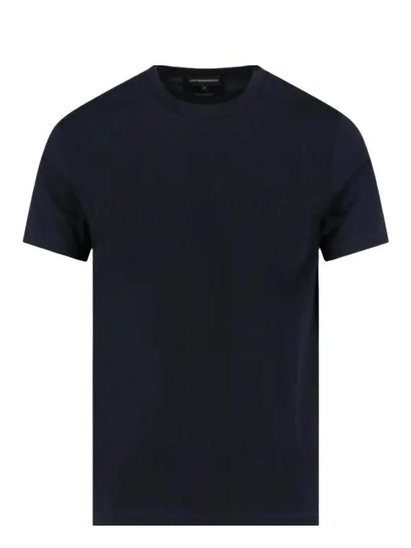 Emporio Armani Long-sleeve Cotton T-shirt - Black