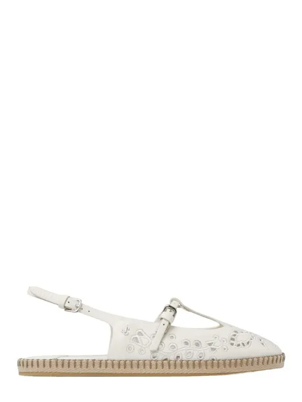 JIMMY CHOO Aimee Slingback Espadrilles - Latte
