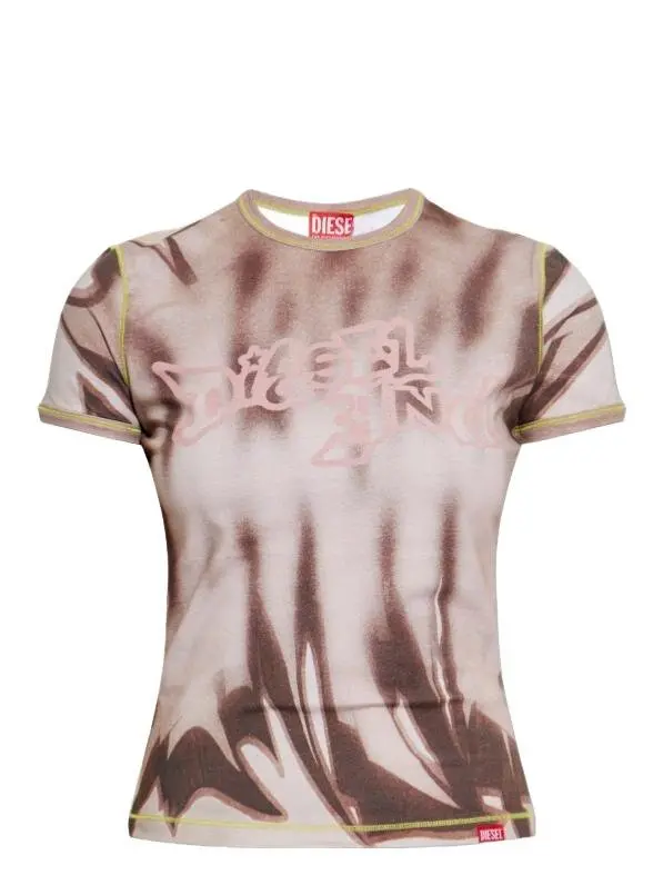 DIESEL® T-grafi T-shirt - Nude