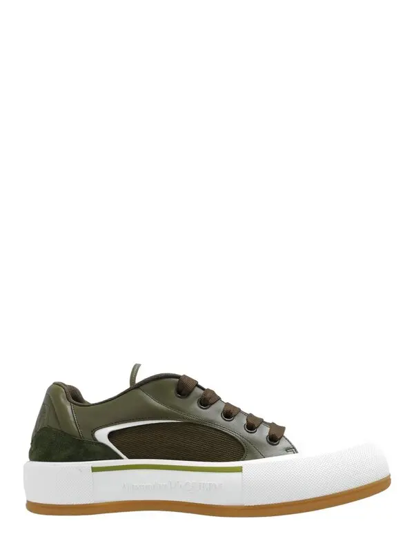 Alexander McQueen Low-top Sneakers With Logo Detail - White