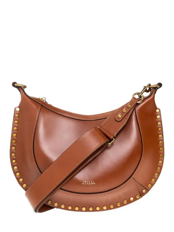 Isabel Marant Étoile Logo Embellished Shoulder Bag - Brown