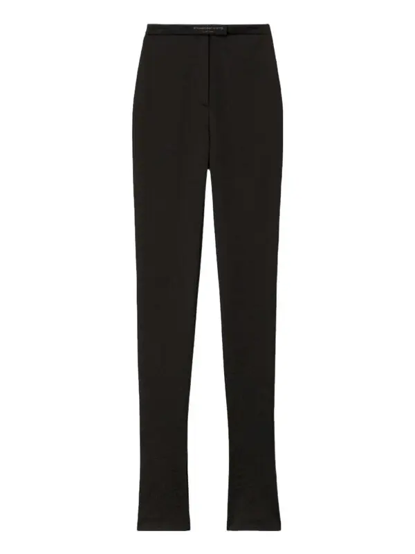 Alexander Wang Side-slit Tailored Trousers - Black