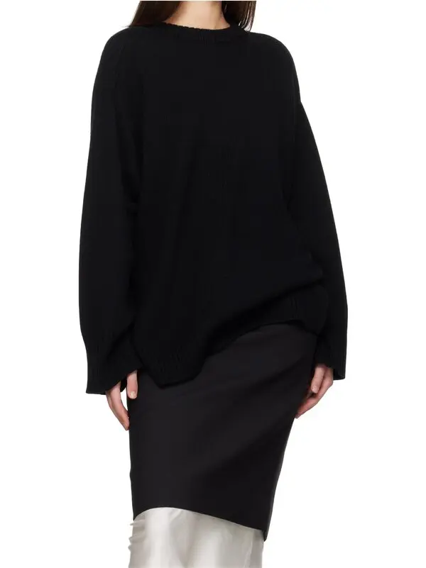 Loulou De Saison Safi Wool And Cashmere Sweater - Black