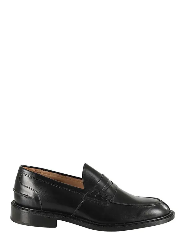 TRICKER'S Leather Loafers - Black