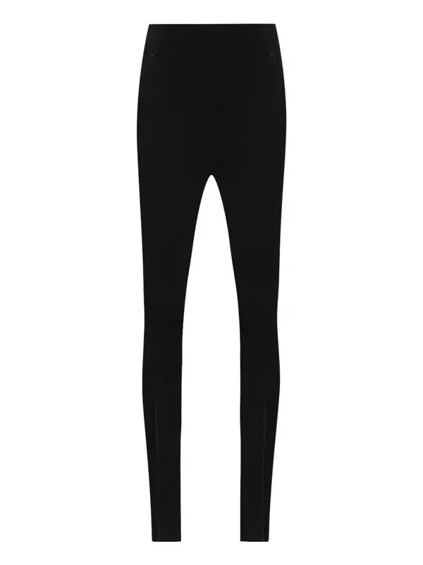 Wardrobe.NYC Zip Cuff Leggings - Black