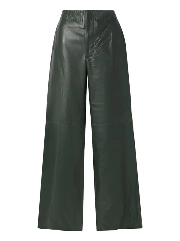 Ulla Johnson Patchwork Wide-leg Trousers - Black