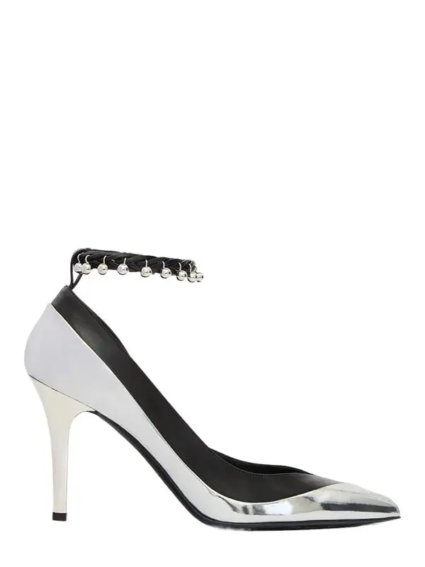 Isabel Marant Étoile 90mm Peleny Heeled Pumps - Silver And Black