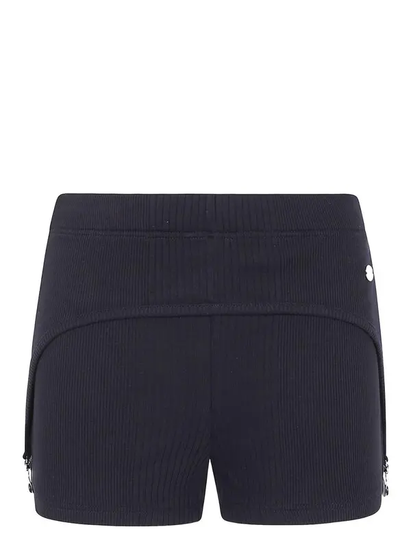 JEAN PAUL GAULTIER Garter Mini-shorts - Black
