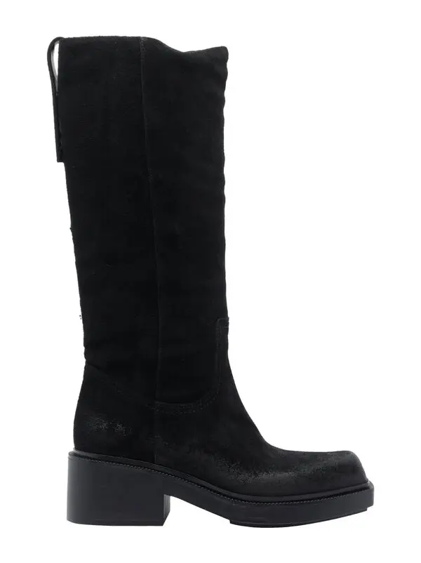 VIC MATIE Knee-high Boots With Chunky Heel - Black