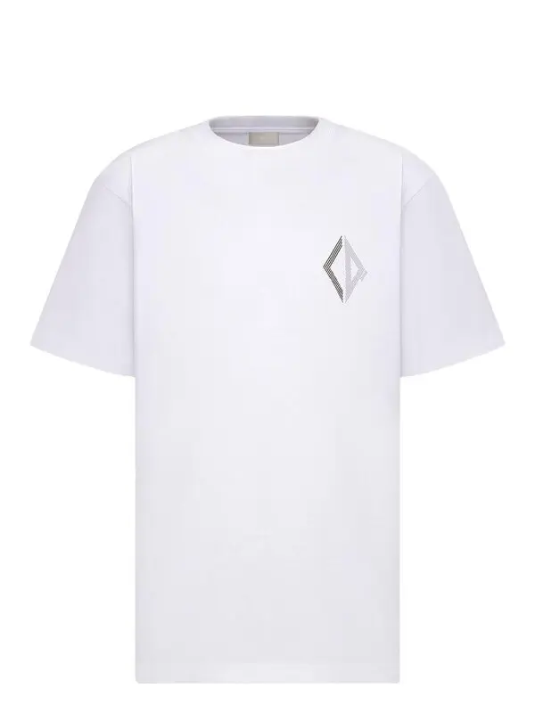 Dior Cd Diamond Relaxed-fit T-shirt - White