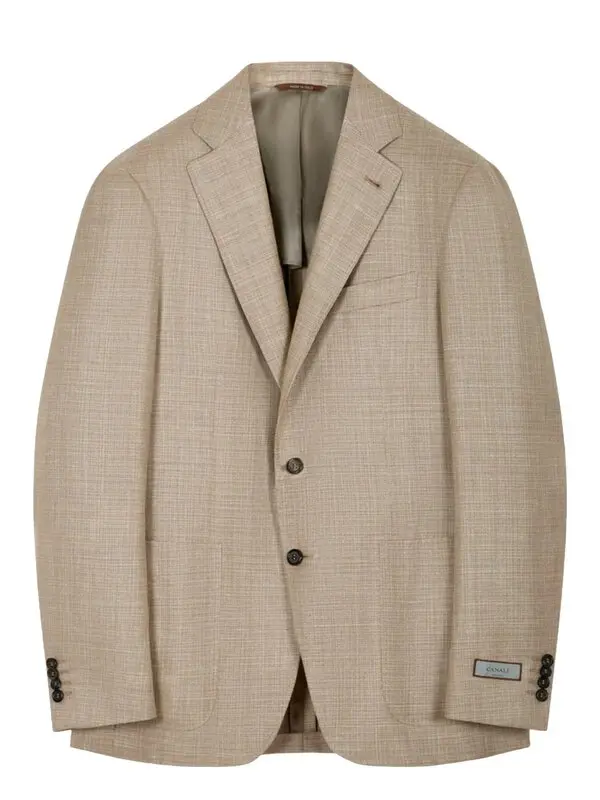 Canali Single-breasted Blazer - Sand