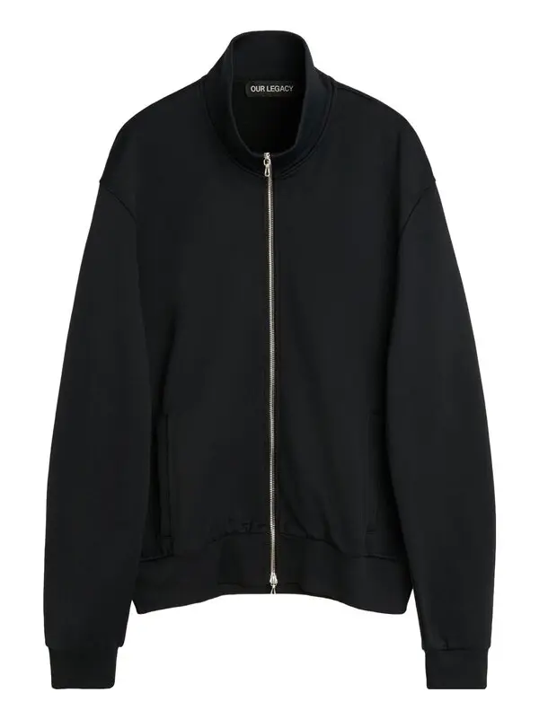 Our Legacy Long-sleeved Zip-up Jacket - Black