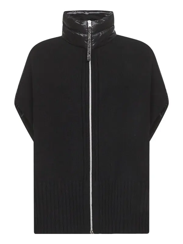 Herno Panelled Zipped Gilet - Black