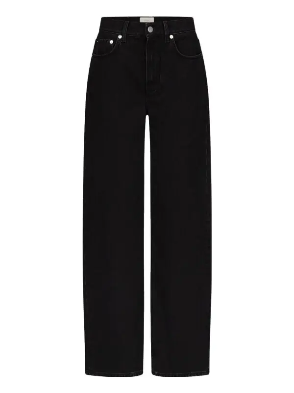 Loulou De Saison Samur Relaxed Straight-leg Jeans - Washedgrey