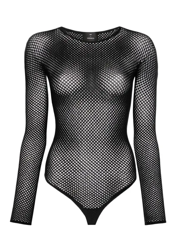 Wardrobe.NYC Knitted Bodysuit - Black