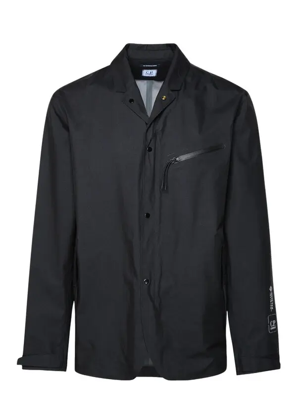 C.P. COMPANY Gore-tex Nylon Blazer - Black