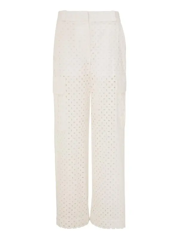 Zimmermann Matchmaker Anglaise Cotton Trousers - No