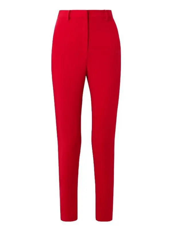 Magda Butrym Stretch-wool Skinny Pants - Red