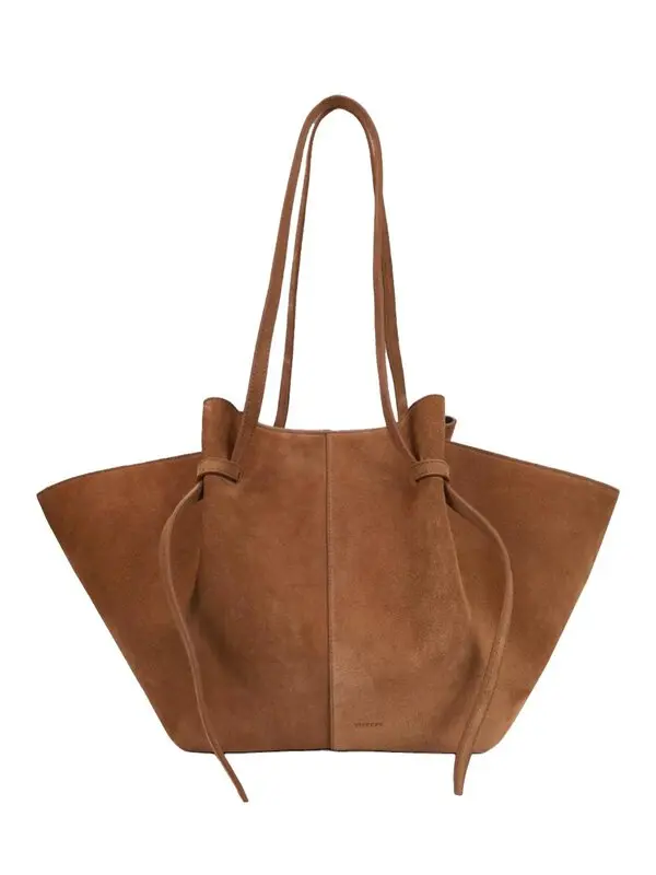 Yuzefi Large Handle Shoulder Bag - Brown