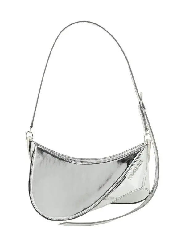 MUGLER Medium Spiral Curve 01 Bag - Gray