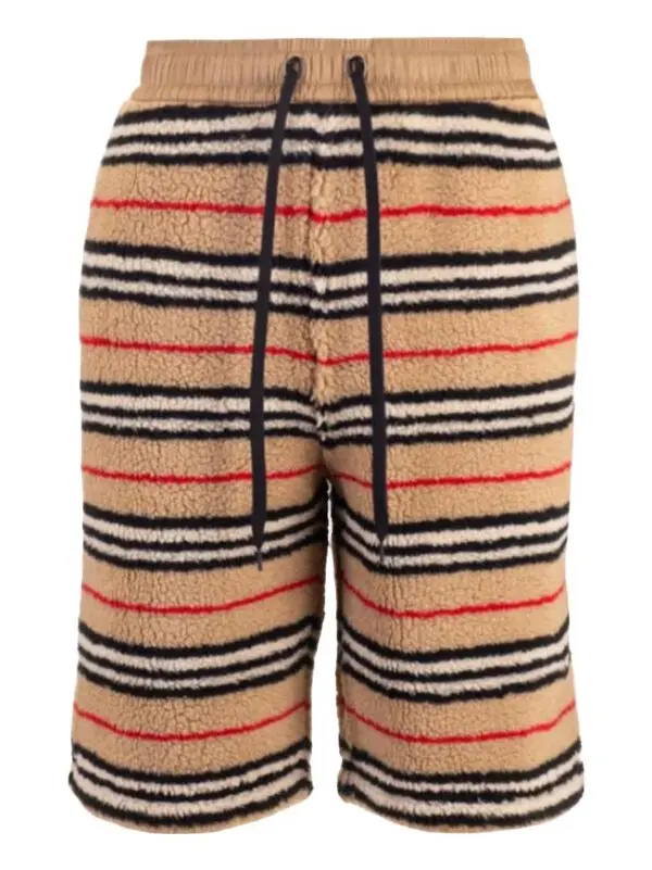 Burberry Icon Stripe Track Shorts - Nude