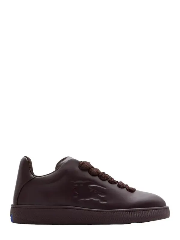 Burberry Equestrian Knight Embossed Sneakers - Red