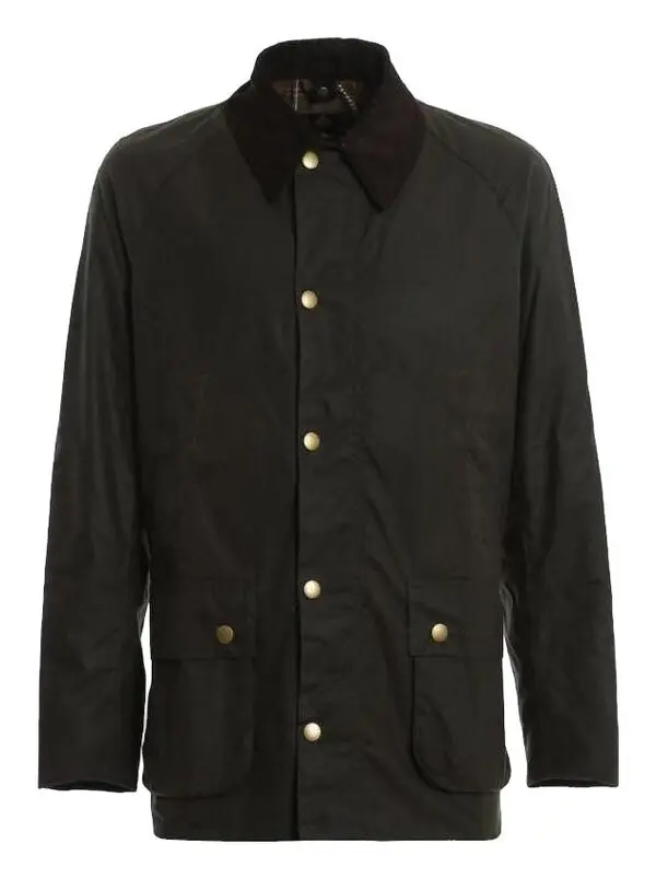 Barbour Ashby Waxed Jacket - Black