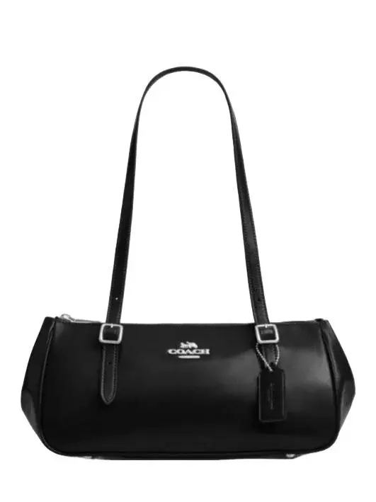 COACH Asher Shoulder Bag - Silver/black