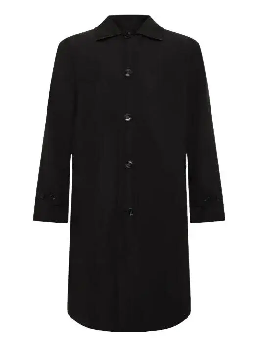 Burberry Single-breasted Trench Coat - Black
