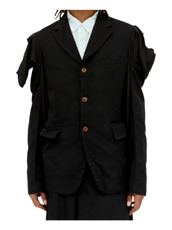 Comme Des Garçons Layered Sleeve Blazer - Black