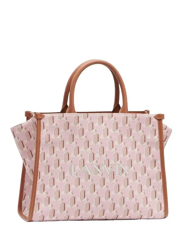 LANVIN Logo Print Tote Bag - Pink
