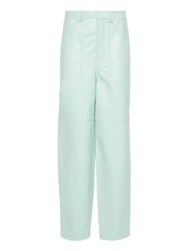 Red Valentino Belted Casual Trousers - Green