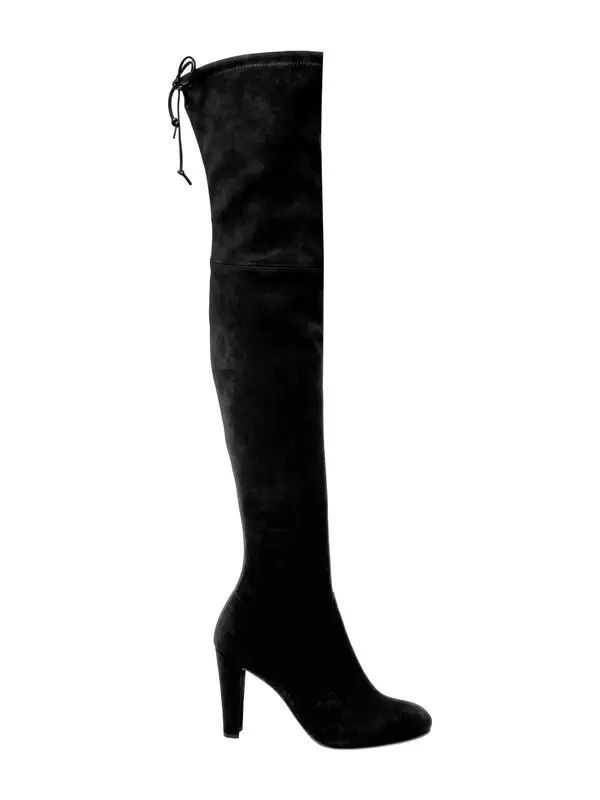 STUART WEITZMAN Highland" Stretch-suede Over-the-knee Boots - Black