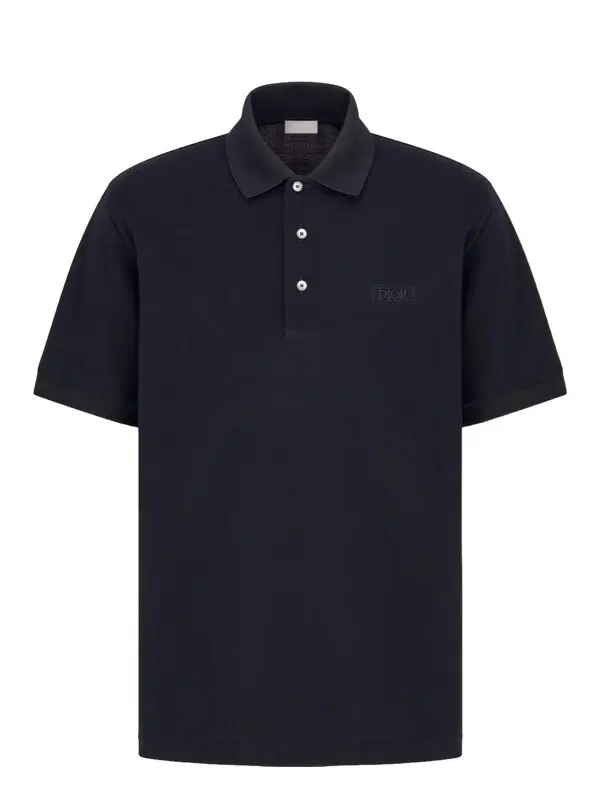 Dior Icons Polo Shirt - Navy Blue