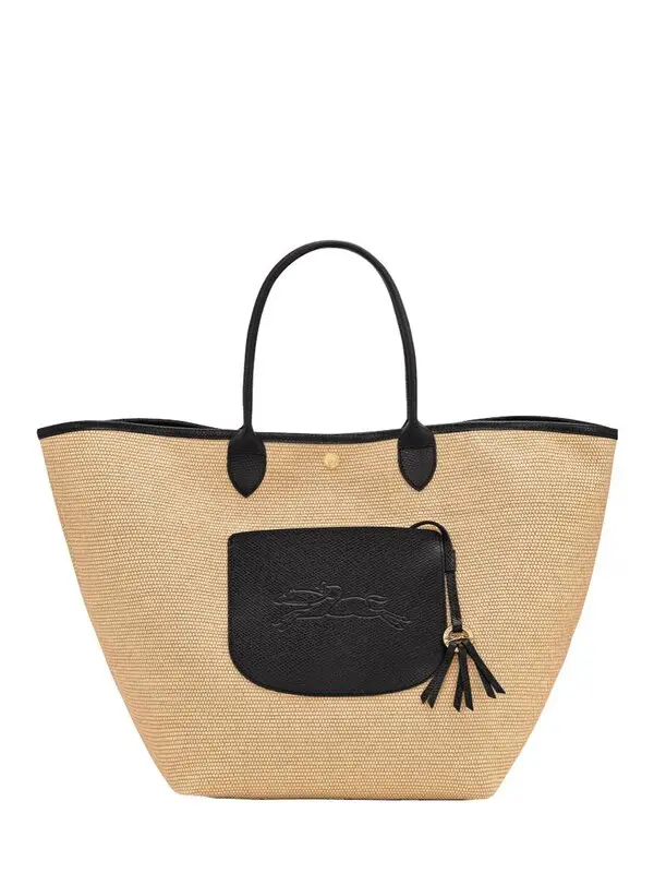Longchamp Le Pliage Collection L Basket Bag - Black