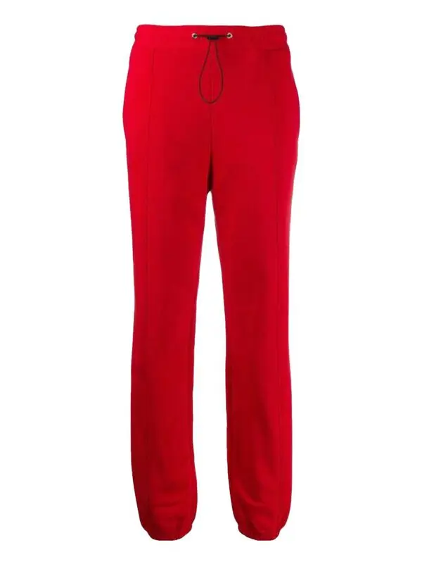 MSGM Elastic Waist Sweatpants - Red