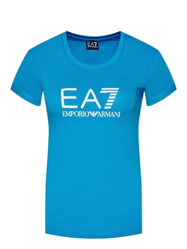 EA7 Crewneck Short Sleeve T-shirt - Blue