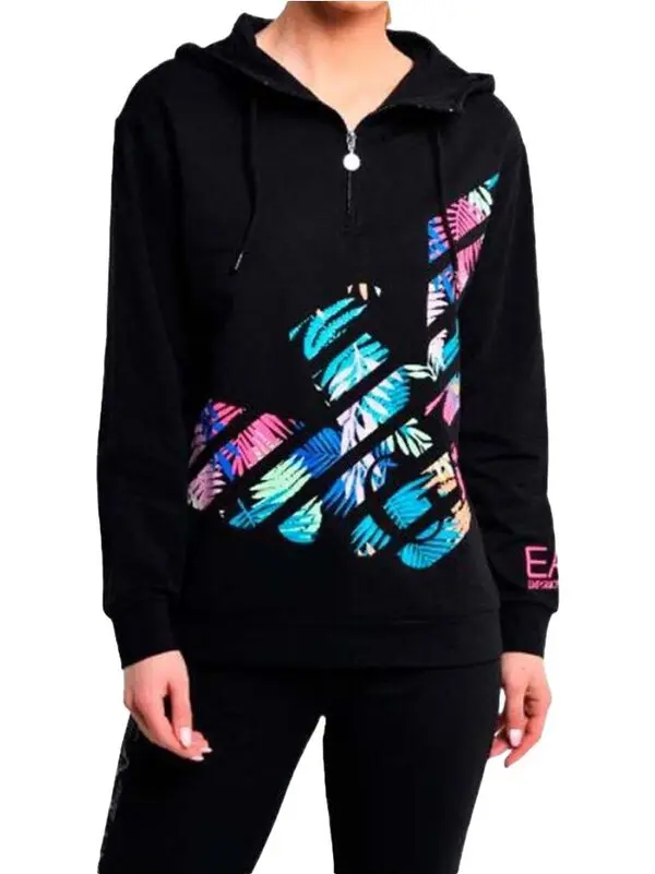 Emporio Armani Hooded Sweater - Black