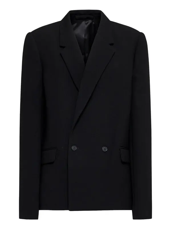 Wardrobe.NYC X Hailey Bieber Double Breasted Blazer - Black