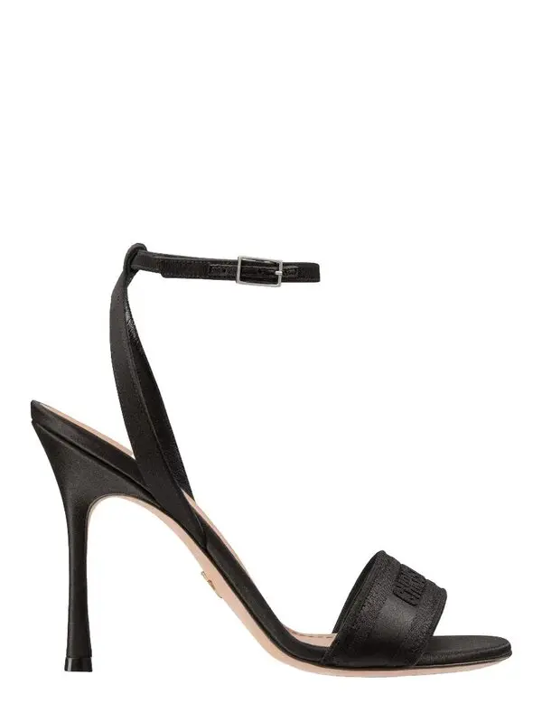 Dior Dway Heeled Sandal - Black