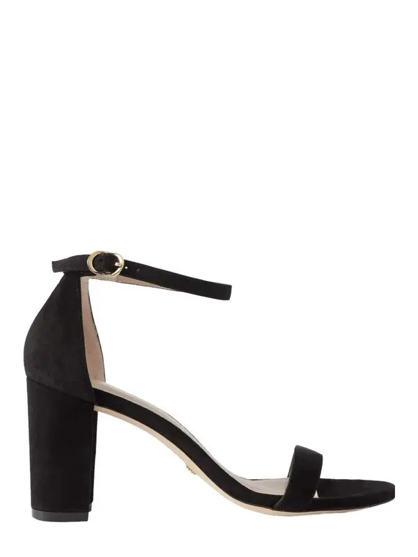 STUART WEITZMAN Nearlynude High-heeled Sandals With Buckle Ankle Strap - Black