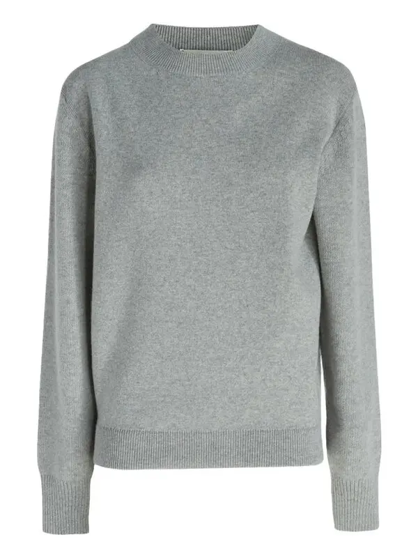 Fendi Crewneck Long Sleeve Sweater - Gray