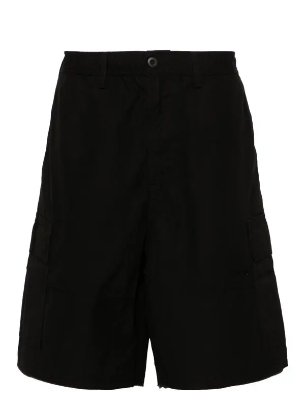 032C Cargo Shorts With Logo Patch - Black