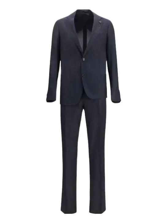 LARDINI Two-piece Single-breasted Suit - Black