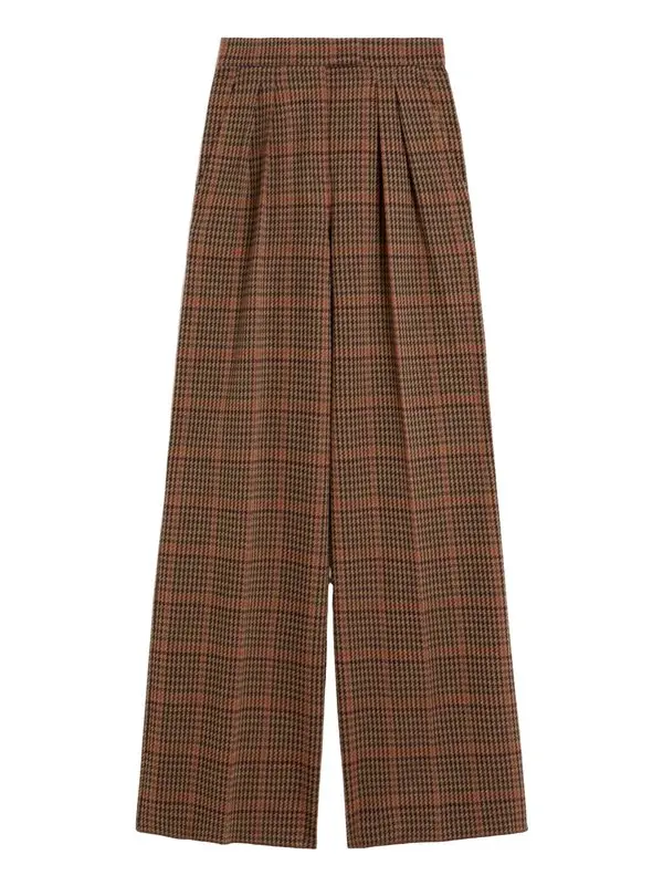 Max Mara Tailored Wide-leg Trousers - Multi-color