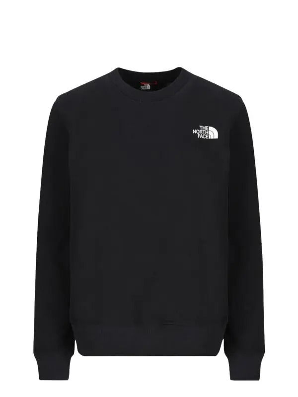 The North Face Logo Crewneck Sweatshirt - Black