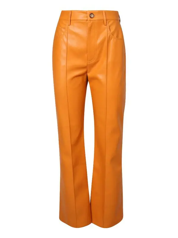Nanushka Horn Shaped Casual Pants - Orange
